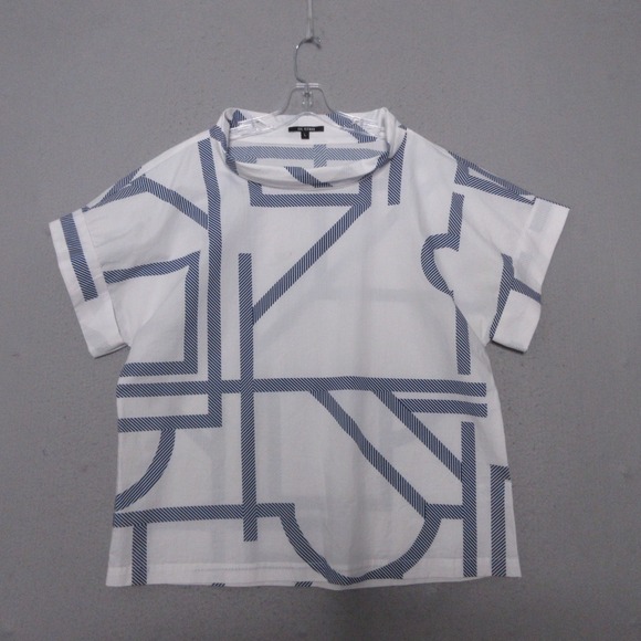 Kal Rieman | Tops | Kal Rieman Top Large Geometric Cowl Neck ...